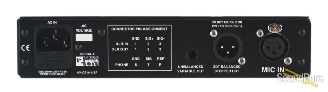 Earthworks 1021 Mic Preamp Zero Distortion Technology Used