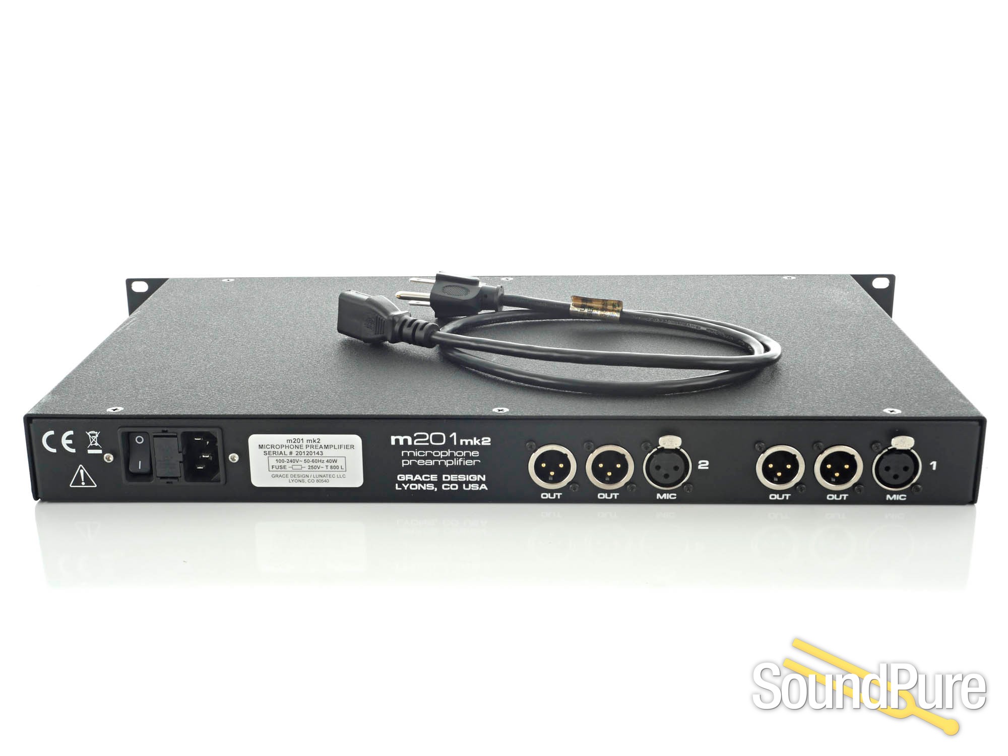 Grace Design M201 Mk2 High Fidelity Microphone Preamplifier Demo/Open Box
