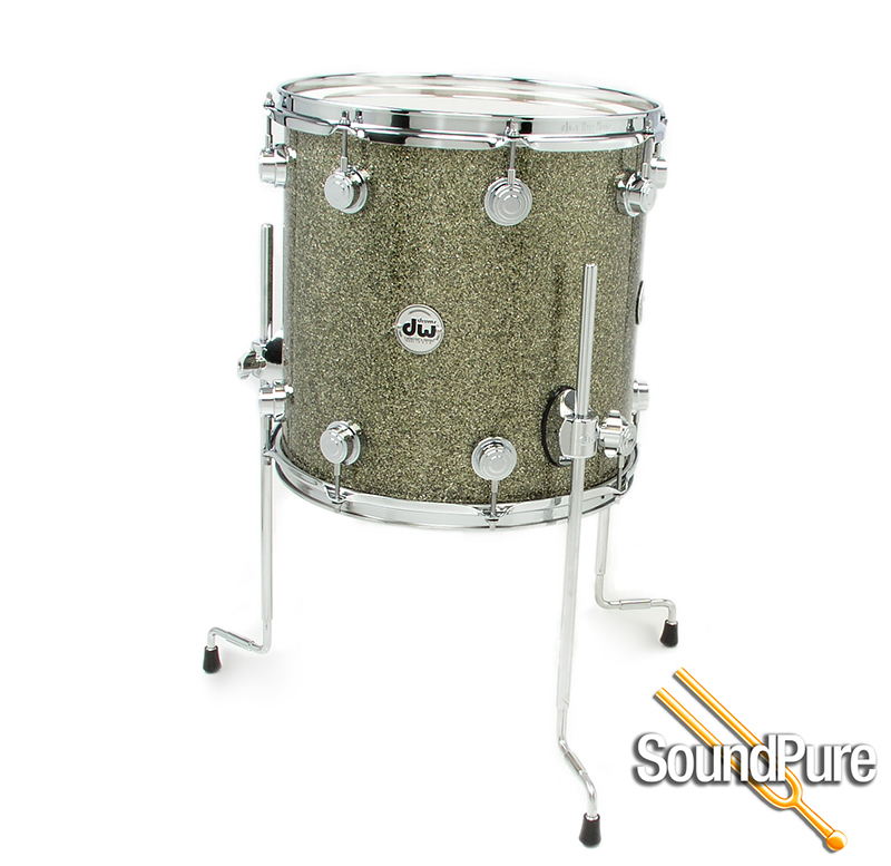 Dw 4pc Collectors Series Maple Gold Galaxy Maple Drum Set