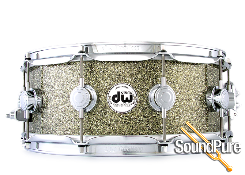 Dw 55x14 Collectors Series Maple Snare Drum Gold Galaxy