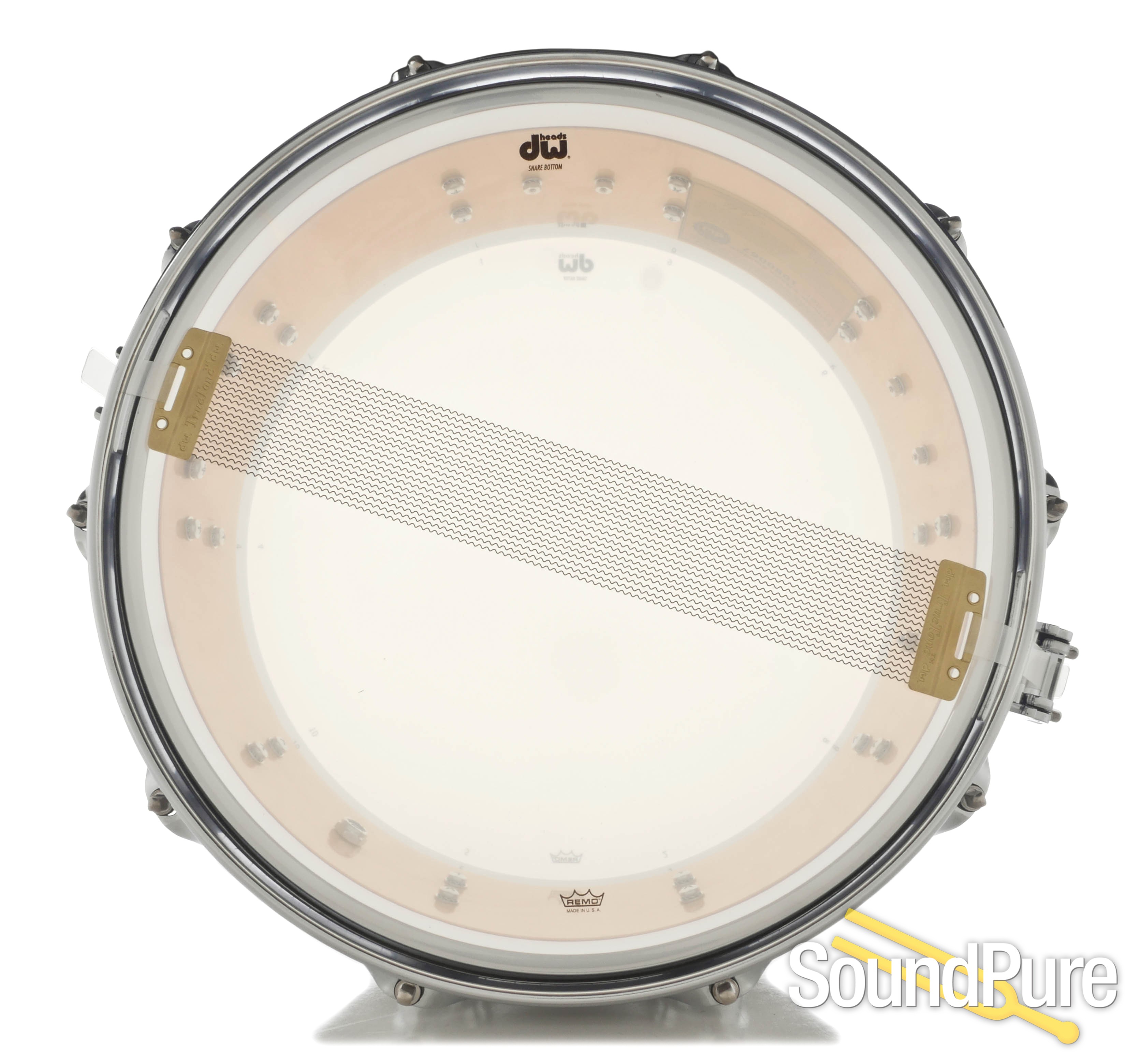 Dw 6x14 Collectors Edge Snare Drum Broken Glass