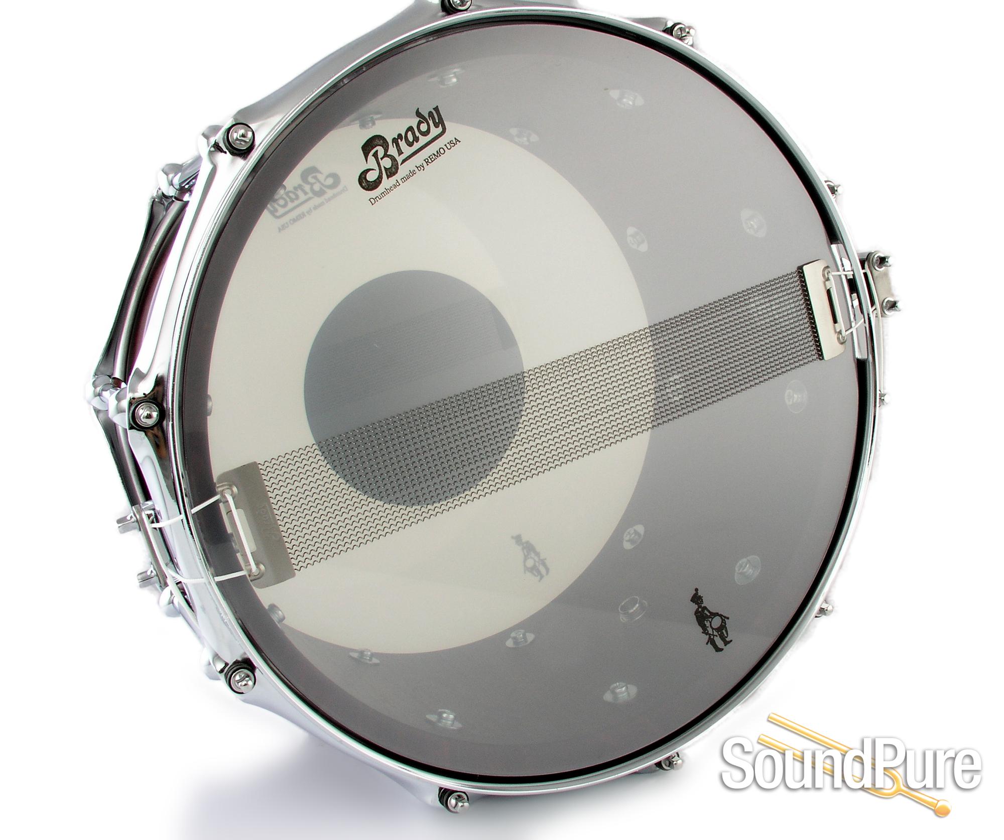 Brady 8x14 Jarrah Block Baritone Snare Drum Satin Finish