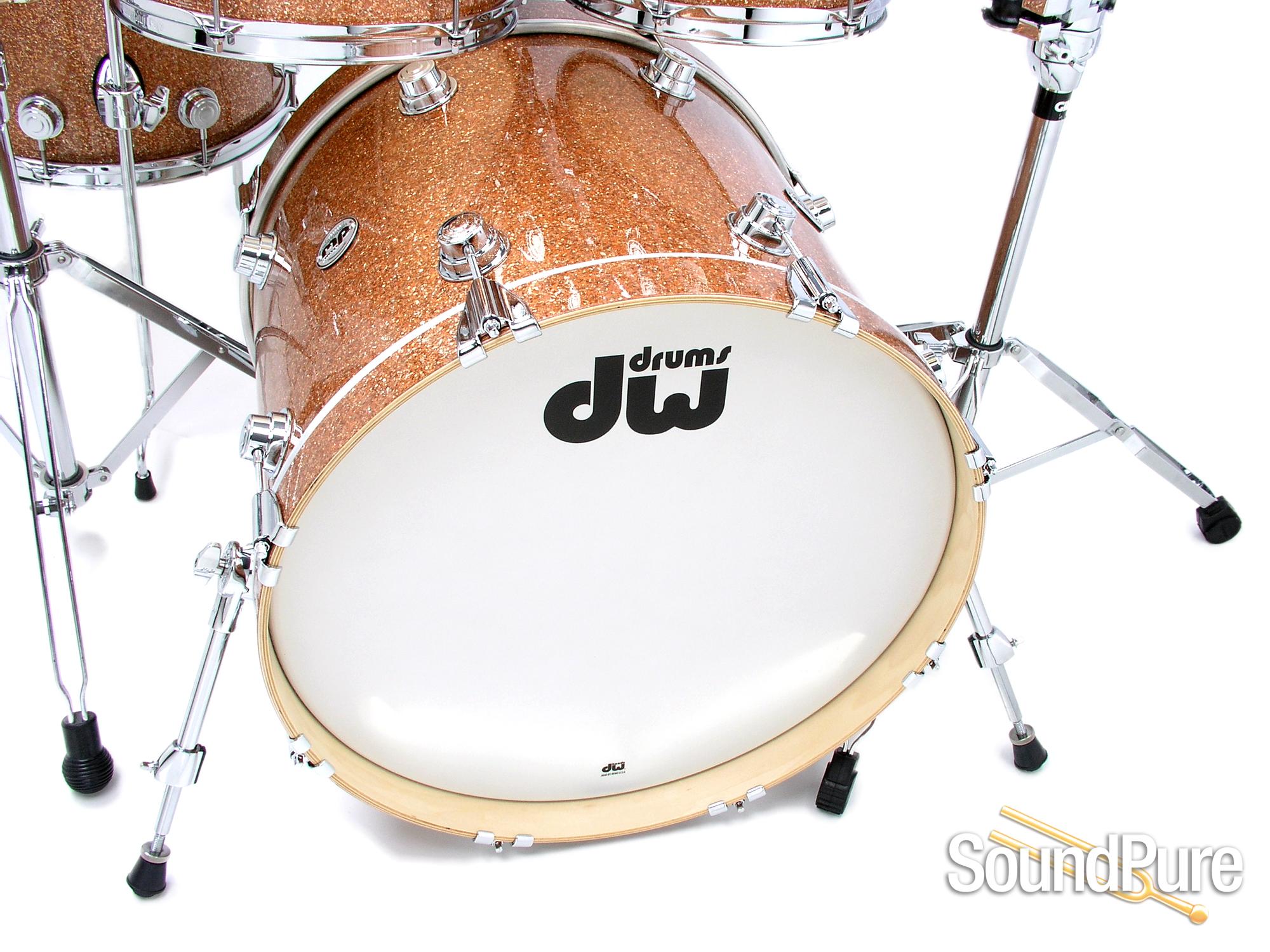 Dw 4pc Collectors Series Maple Drum Set Champagne Glass