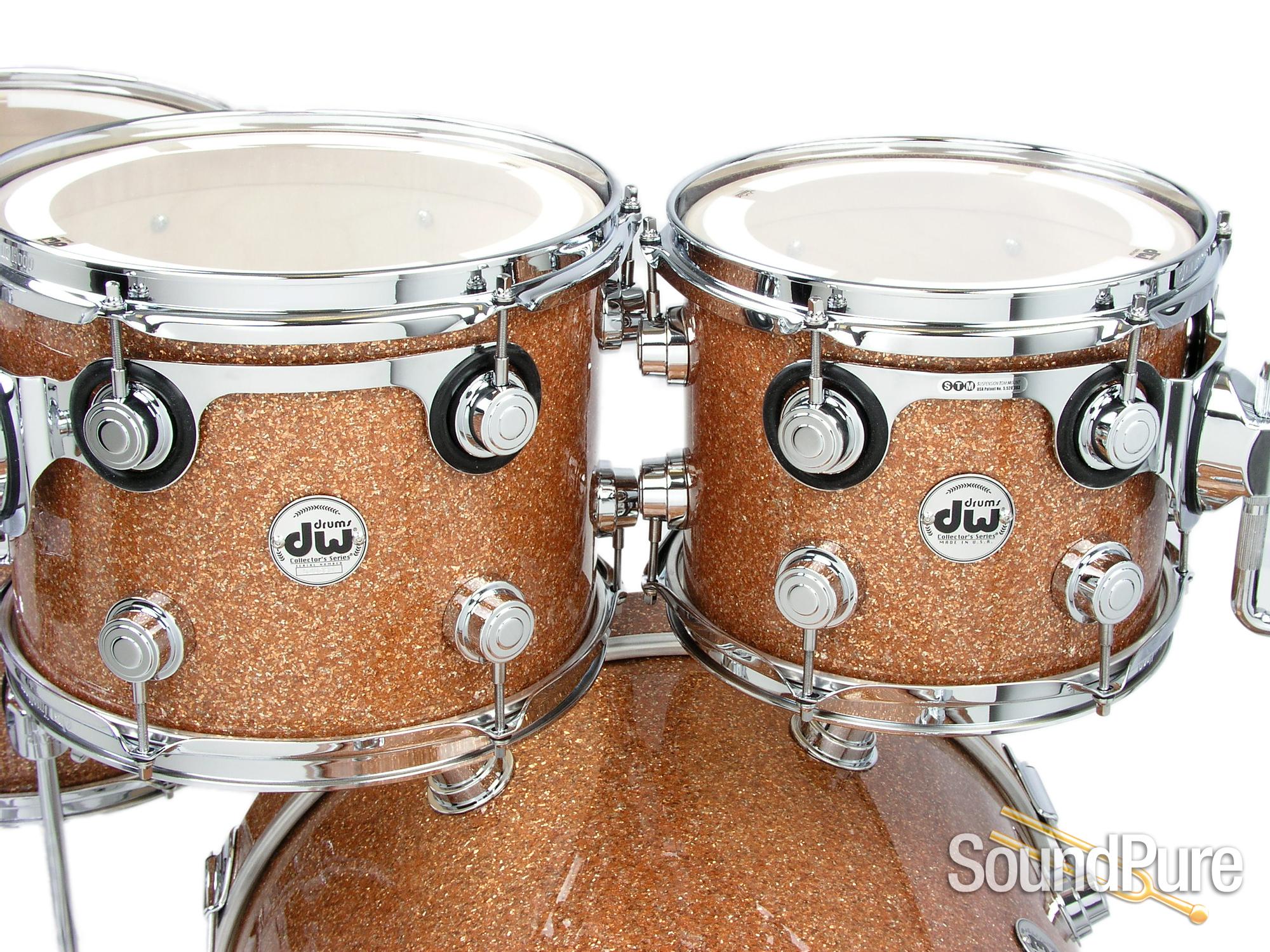 Dw 4pc Collectors Series Maple Drum Set Champagne Glass