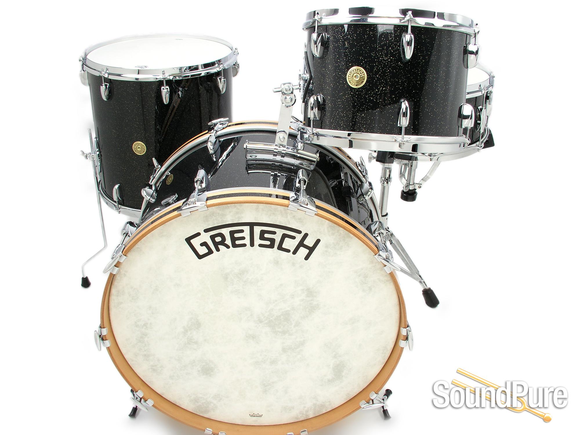 Gretsch 3pc Broadkaster Drum Set Anniversary Sparkle