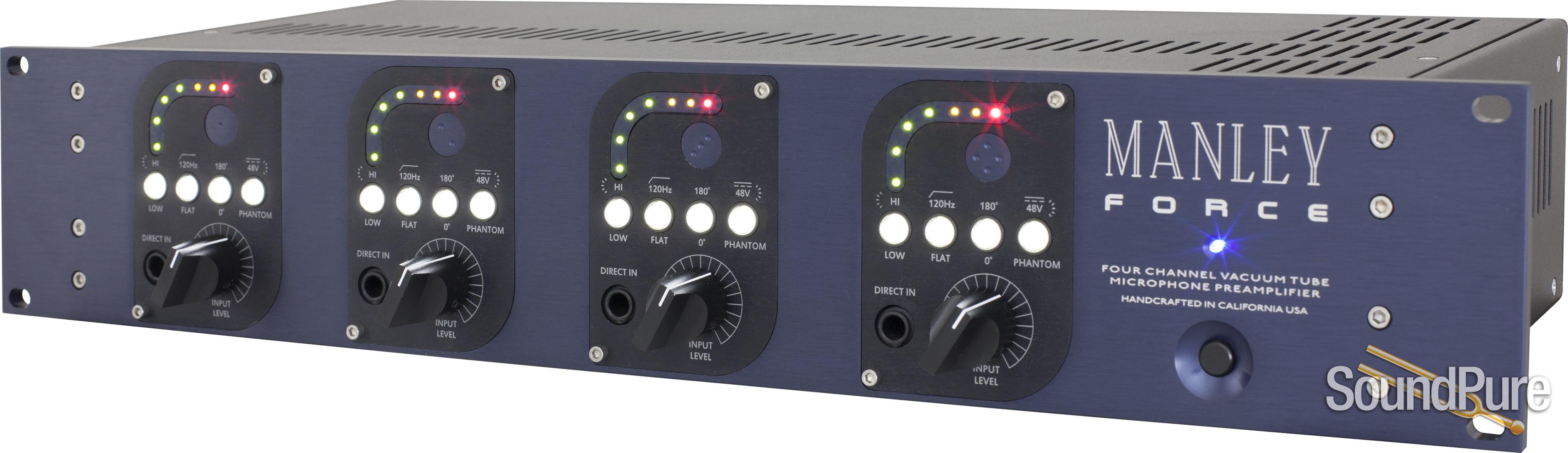 Manley Force 4-Channel Tube Preamp | Soundpure.com