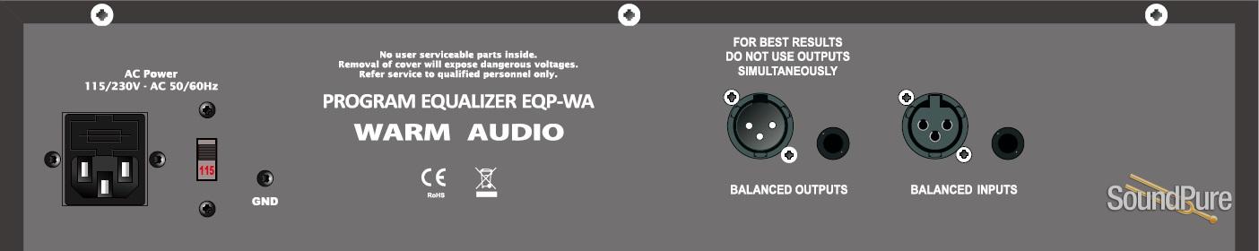 Warm Audio EQP-WA Pultec Style Tube Equalizer | Soundpure.com