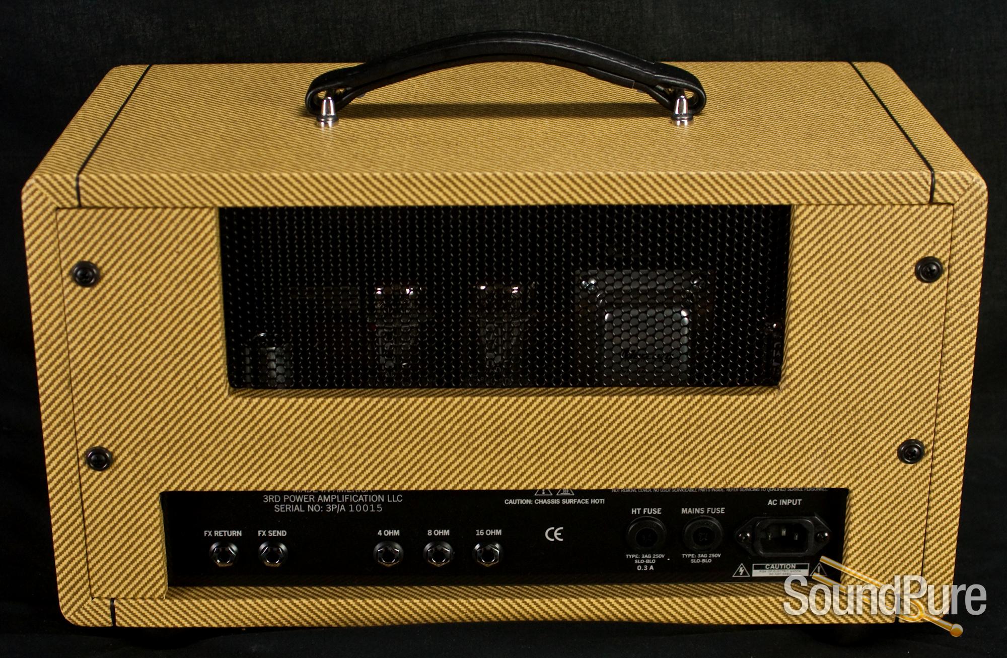 3rd Power Amplification Dream 40 American Amp Head - Tweed