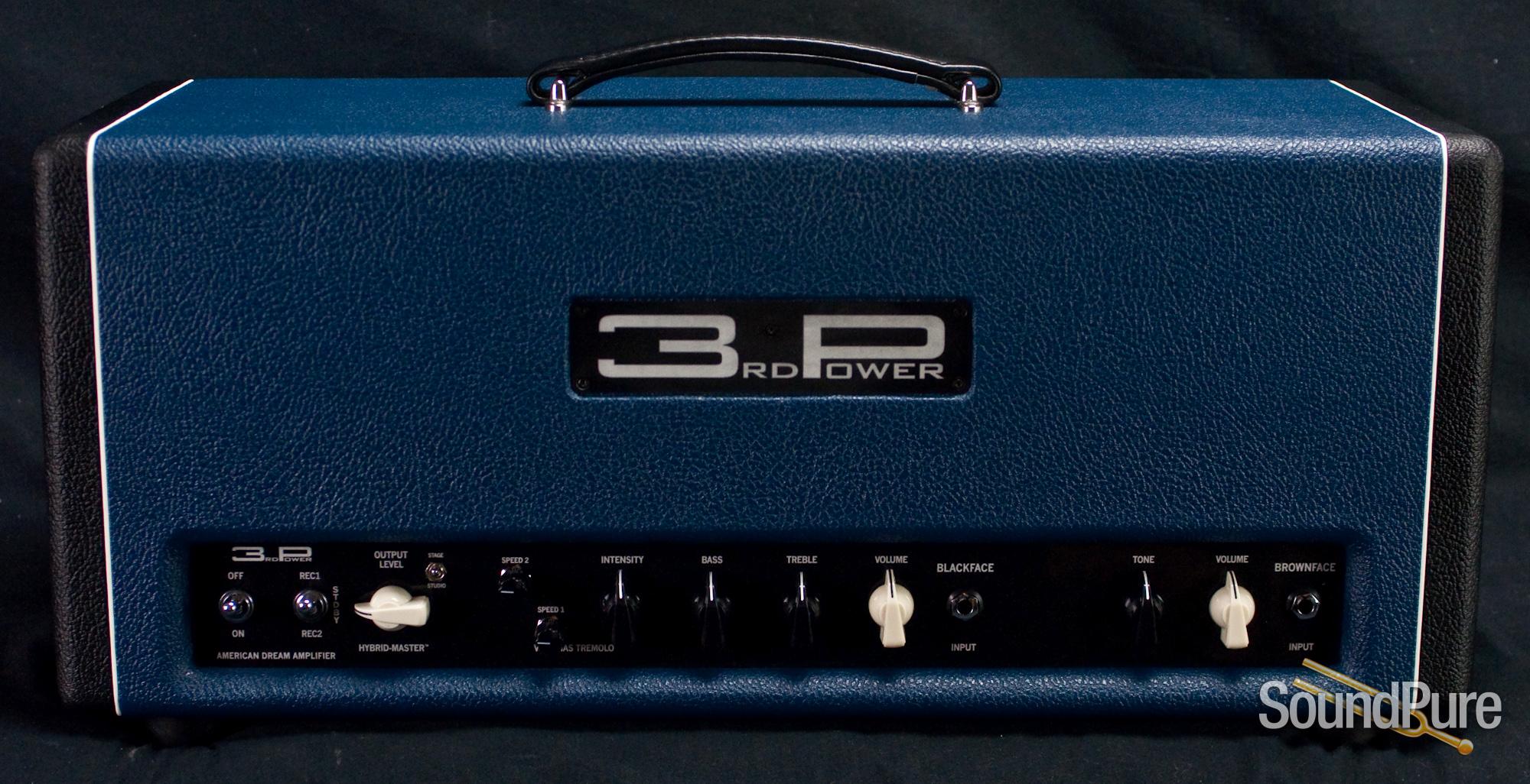 3rd Power American Dream MKII Amp Head - Black & Blue Tux