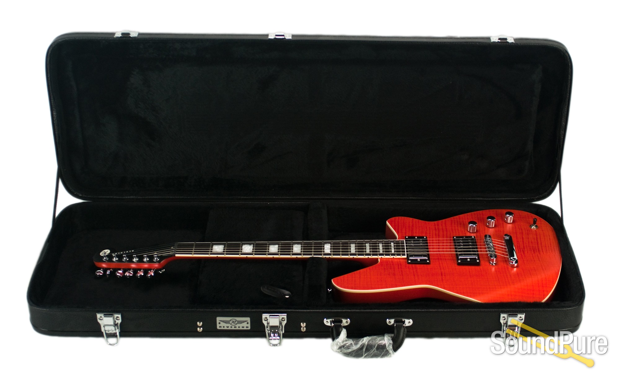 Reverend Bayonet FM Satin Orange Electric Guitar #20387