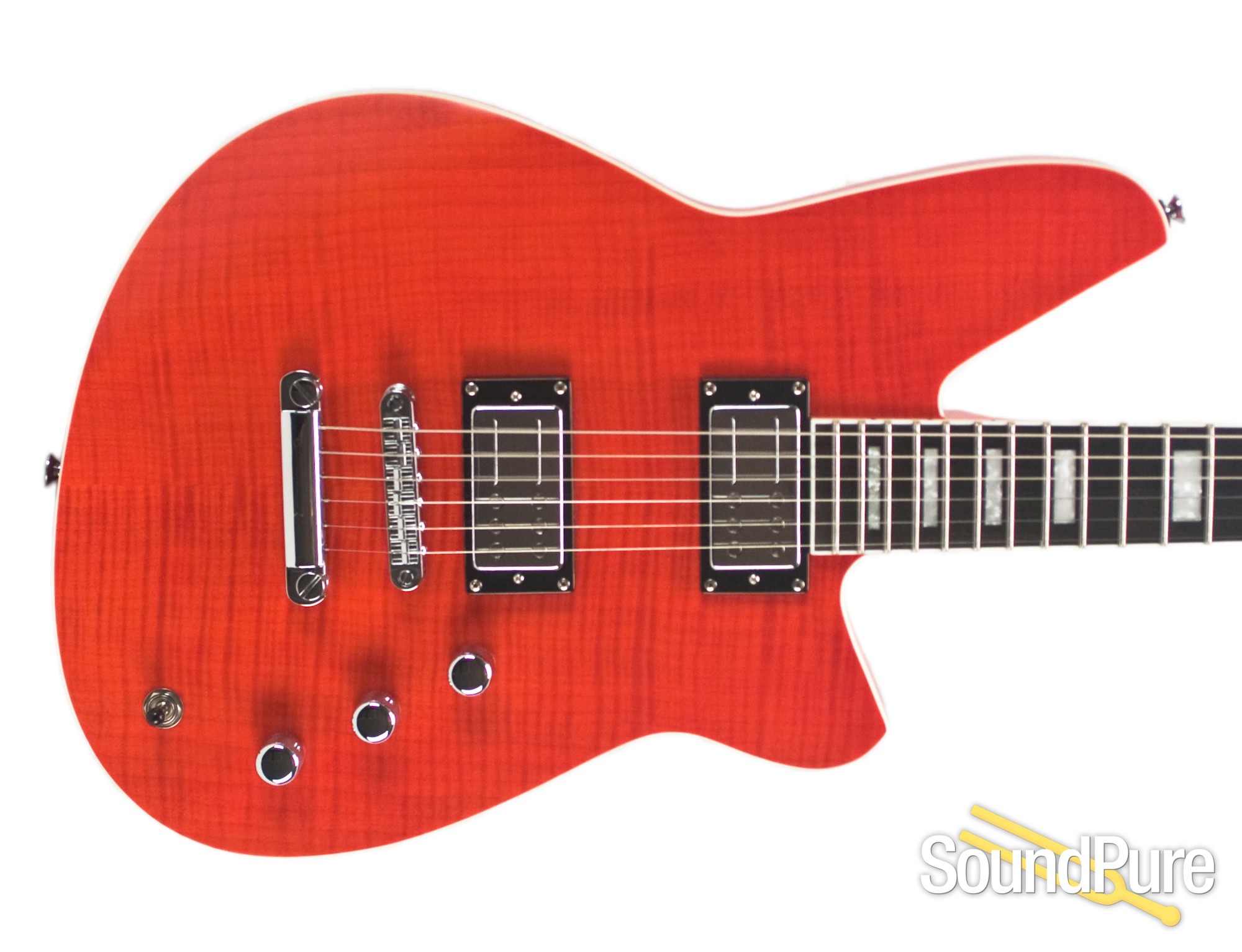 Reverend Bayonet FM Satin Orange Electric Guitar #20387