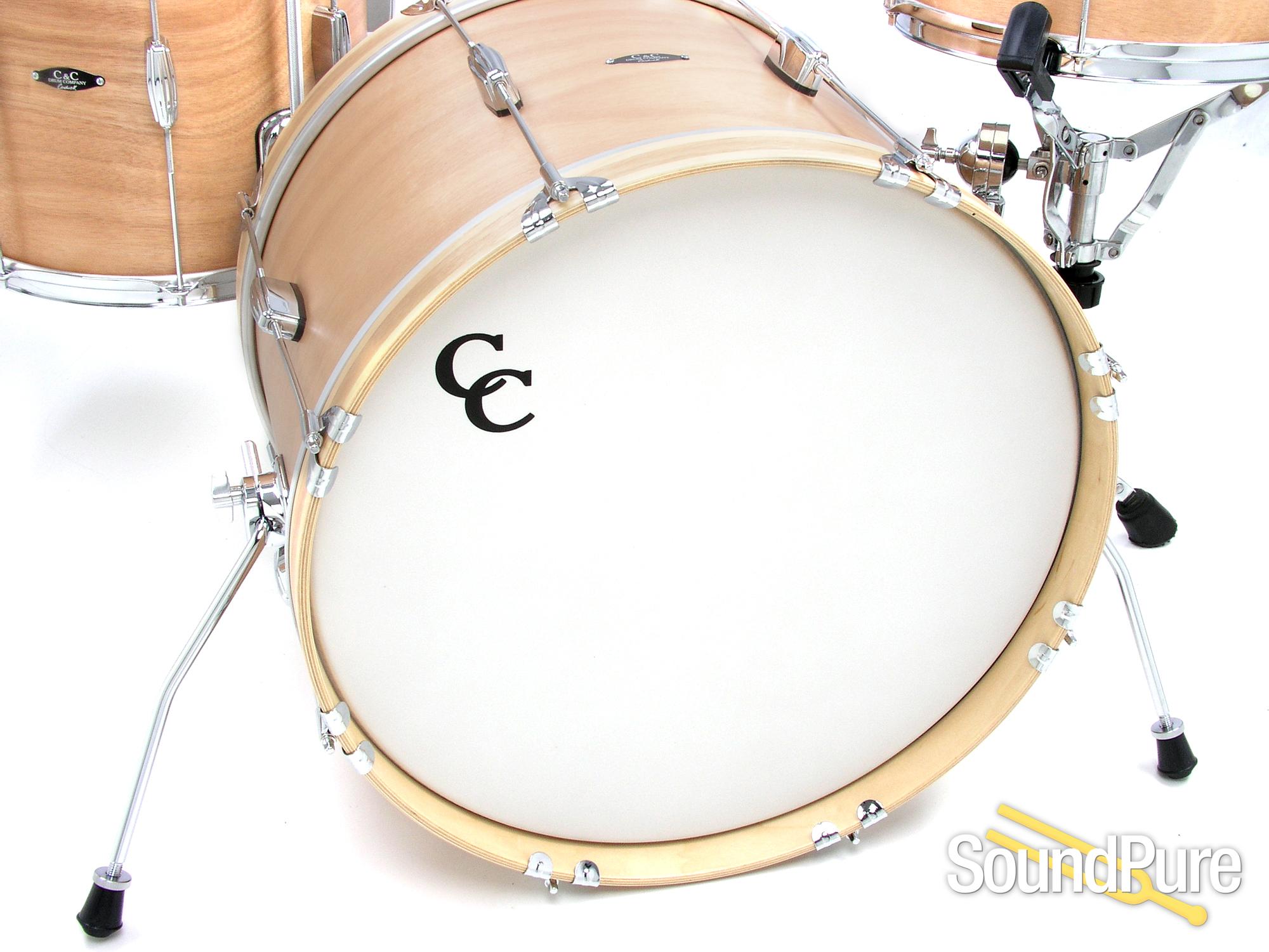 C&C Drums Player Date I Drum Set-Natural Mahogany Satin