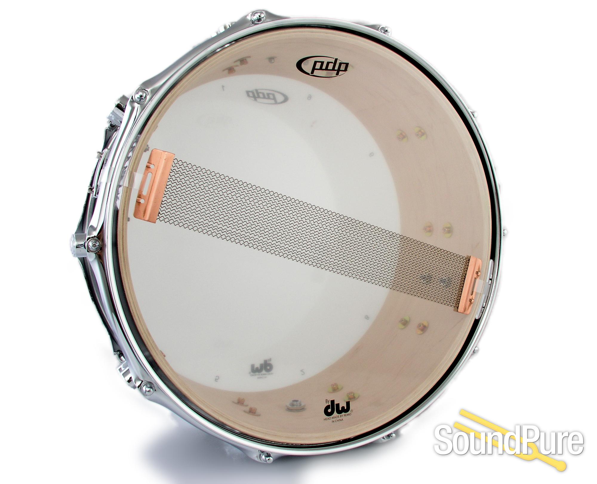 PDP 6.5x14 Concept Maple Black Wax Snare Drum | Soundpure.com