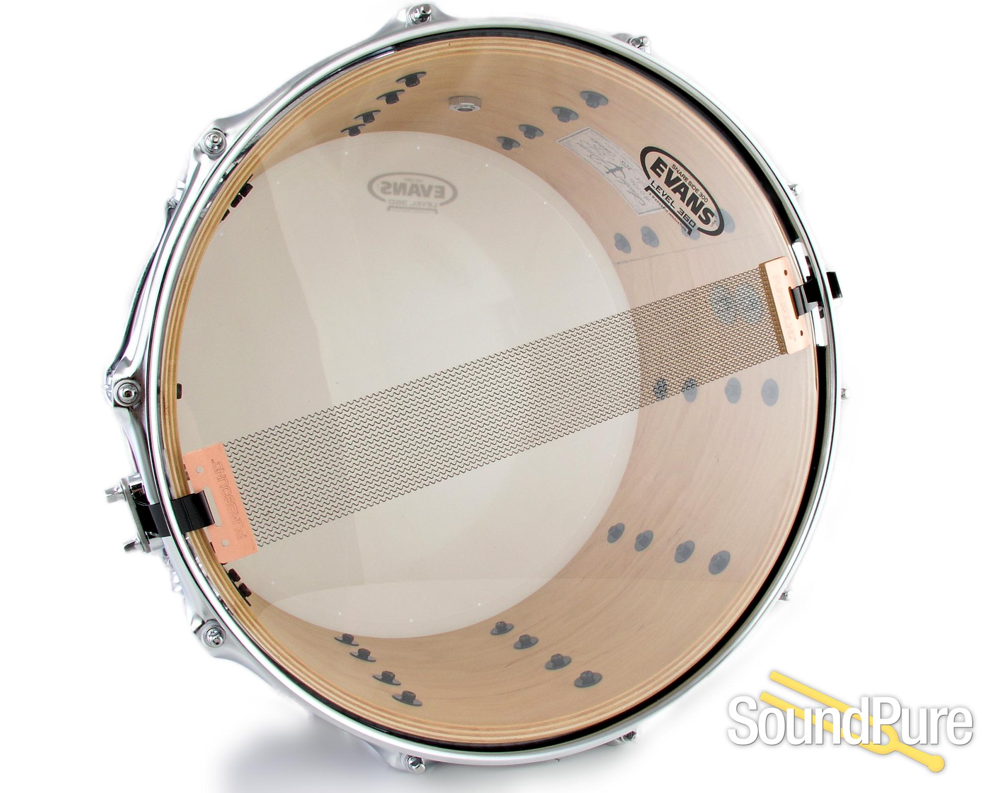 Anchor Drums 8x14 Caravel Series Maple Snare Drum-Aged