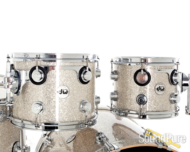 Dw 5pc Collectors Series Maple Drum Set Broken Glass