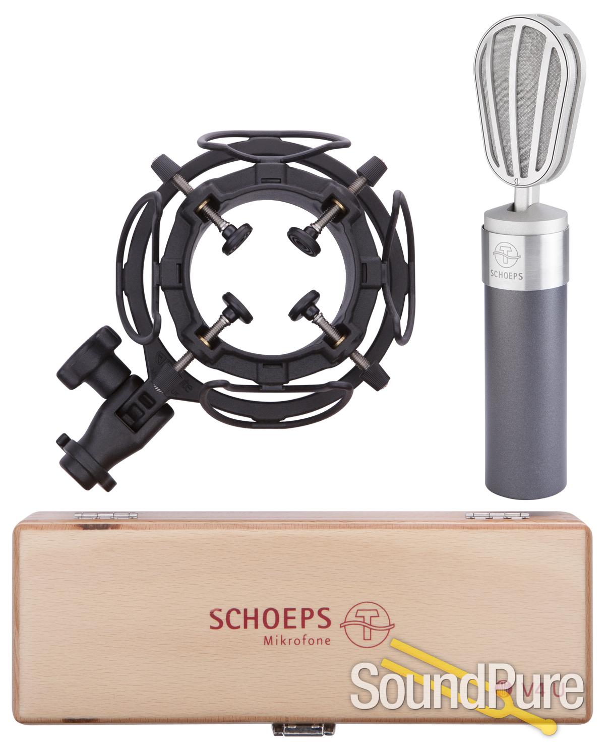 Schoeps V4U Studio Vocal Microphone With Shockmount, Gray