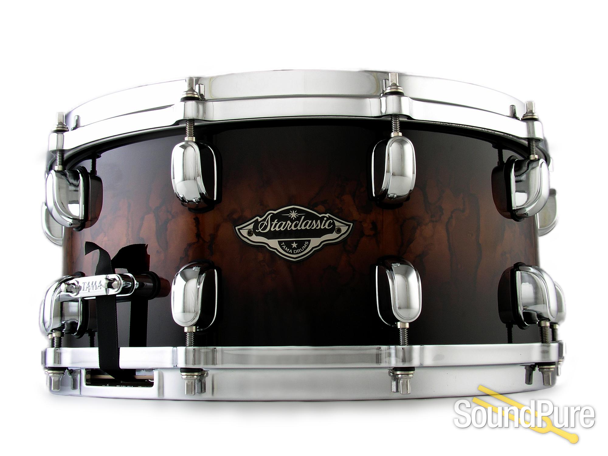 Tama 6.5x14 Starclassic Performer Snare Drum-Molten Brown