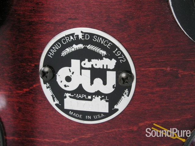 Dw 5pc Collectors Series Maple Drum Set Cherry Satin Oil
