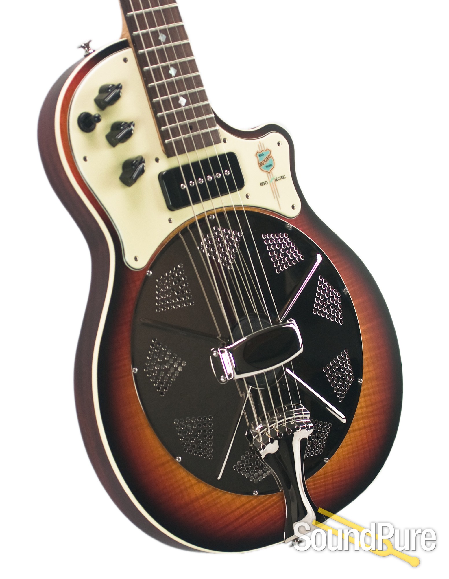 National Resoelectric Sunburst Resonator Guitar #20655