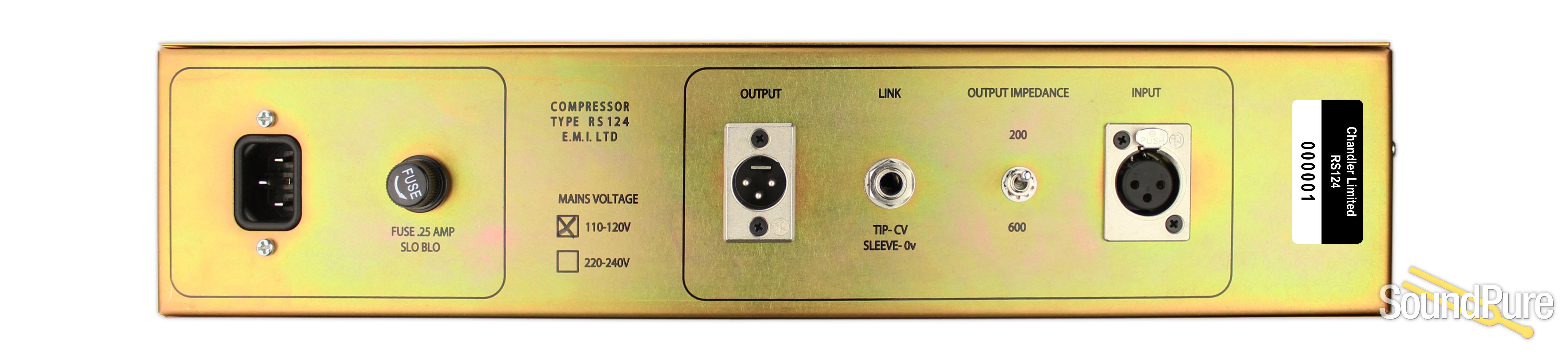 Chandler Limited EMI/Abbey Road RS124 Compressor | Soundpure.com