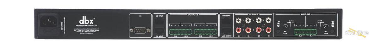 Dbx ZonePRO 641 6x4 Digital Zone Processor With Tamper-Proof Face