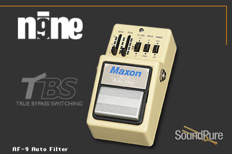 Maxon AF-9 Envelope Filter Effect Pedal (STUDIO DEMO)