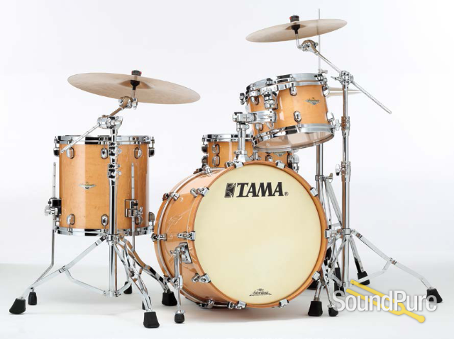 Tama 3pc Starclassic Maple Exotic Drum Set Figured Maple