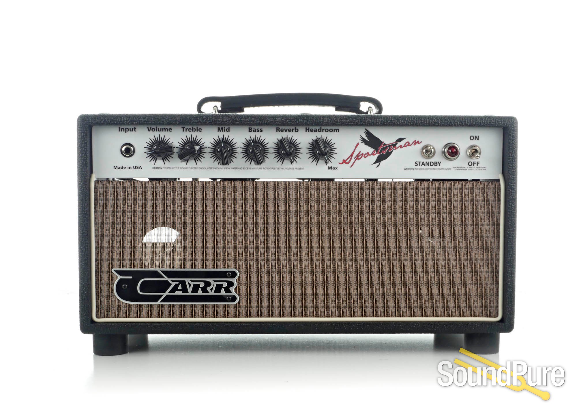 Carr Amplifiers Sportsman 19W Amp Head - Black | Soundpure.com