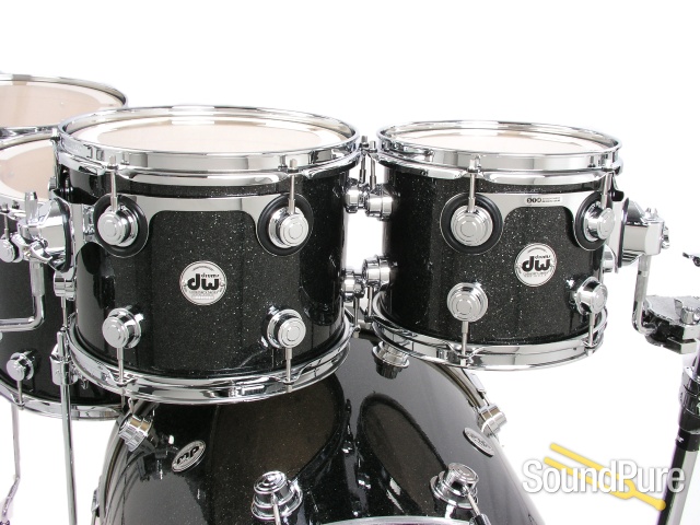 Dw 5pc Collectors Series Maple Drum Set Black Ice