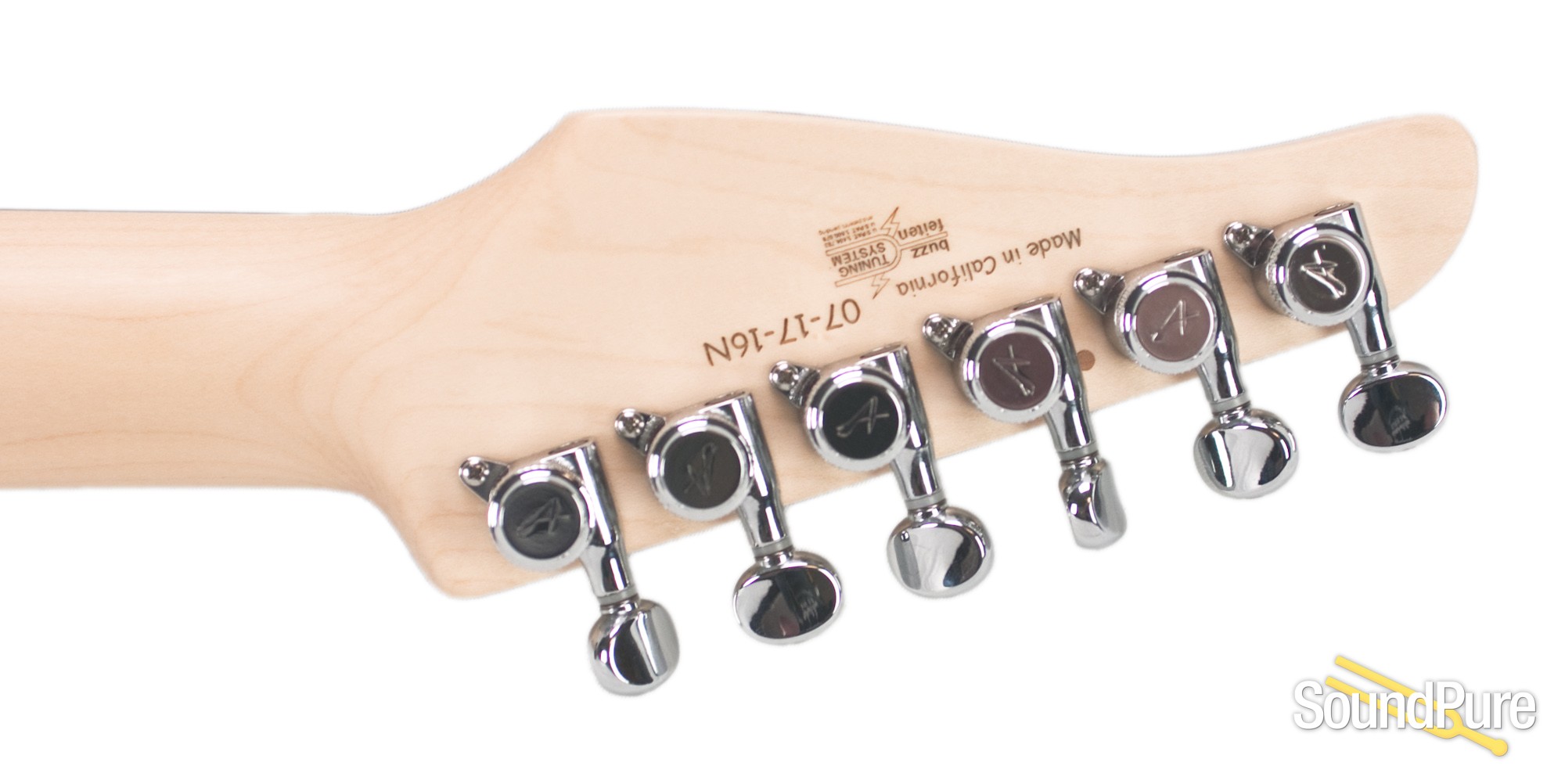 Anderson Drop Top Natural Purple Burst W/ Binding #07-17-16N