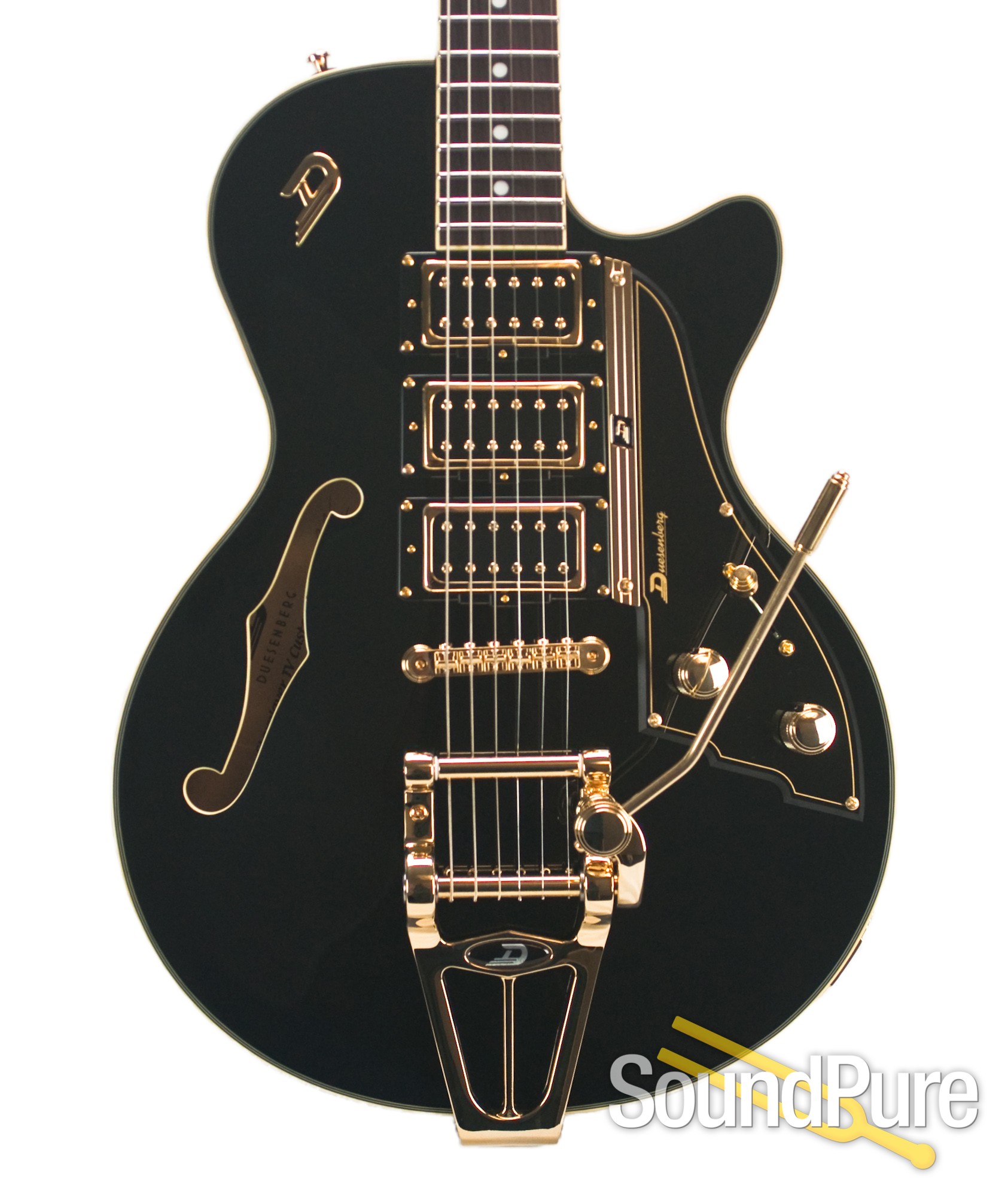 Duesenberg Starplayer TV Custom Black 3-Pickup #160972