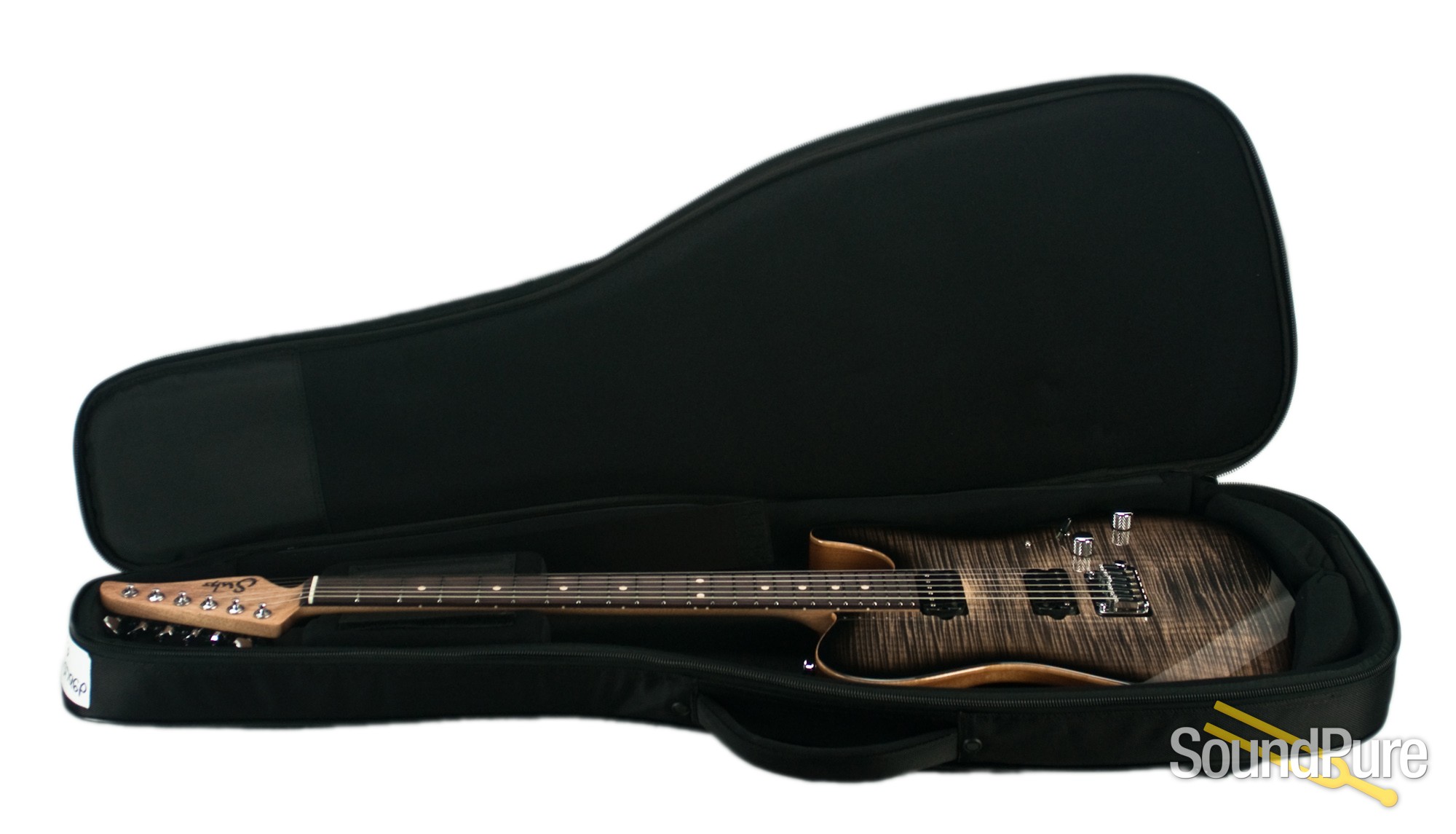 Suhr Modern T 24 Pro Trans Charcoal Burst HH Electric Guitar