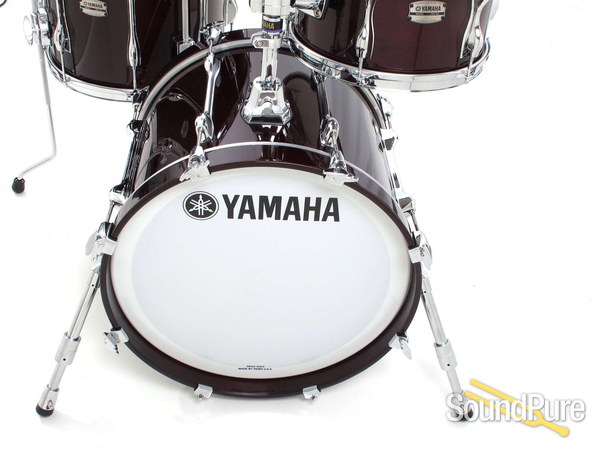 Yamaha 3pc Recording Custom Be Bop Drum Set-Classic Walnut