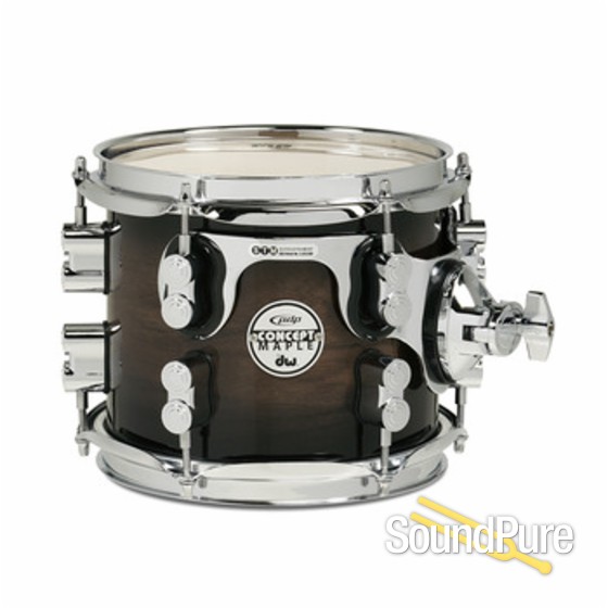Pdp 7x8 Concept Maple Exotic Rack Tom Drum Charcoal Burst