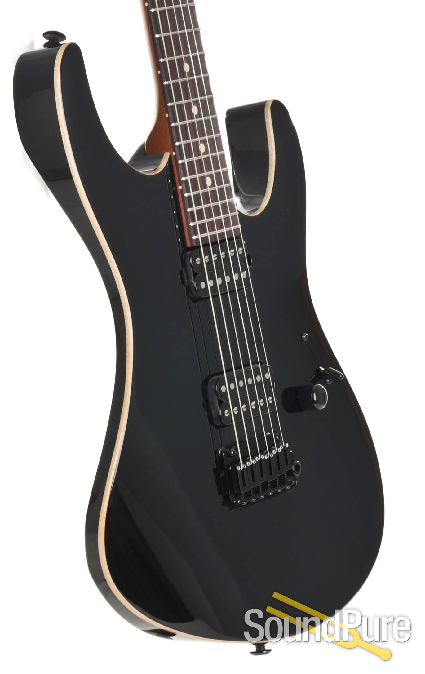 Suhr Custom Modern Black #JS5F4G Electric Guitar | Soundpure.com