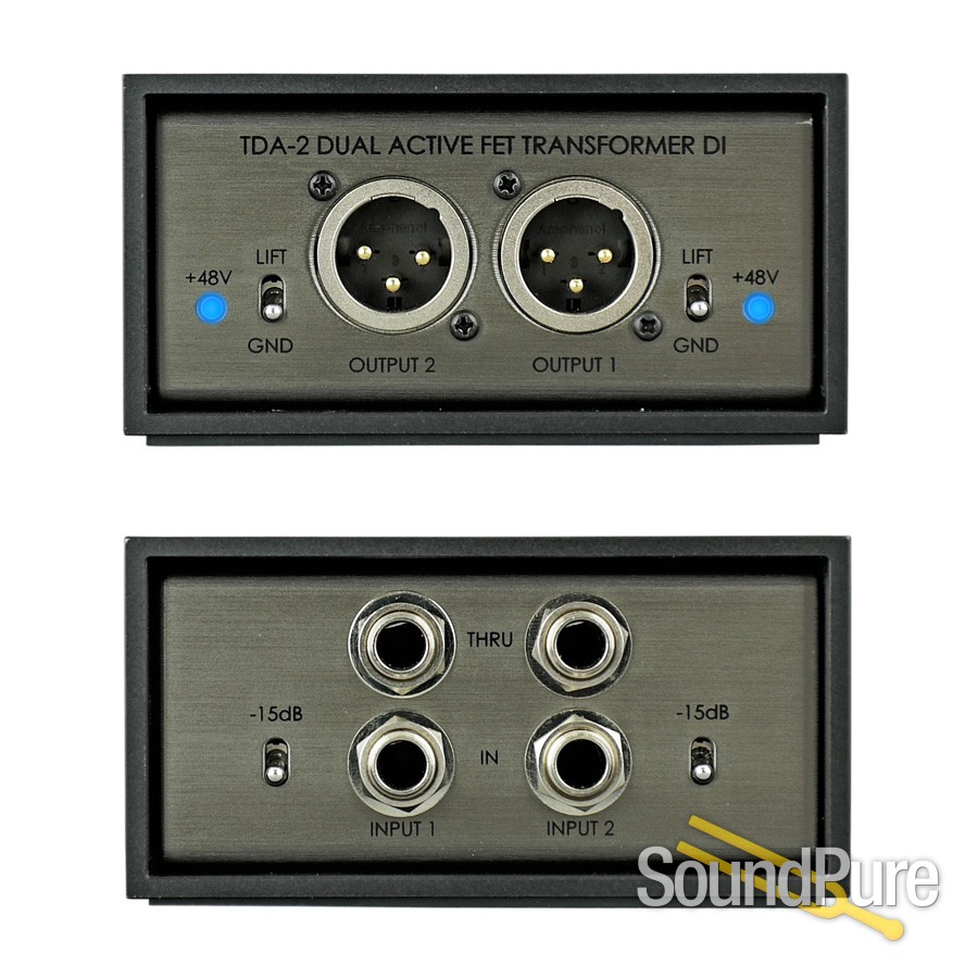Telefunken TDA-2 Dual Channel Active Direct Box | Soundpure.com