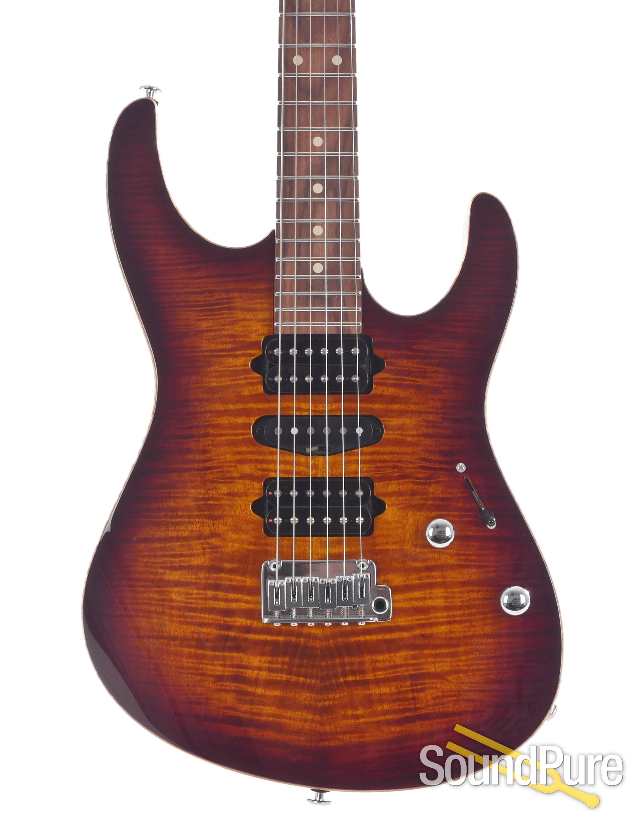 Suhr Modern Plus Bengal Burst H-S-H Electric Guitar #JS8C3L