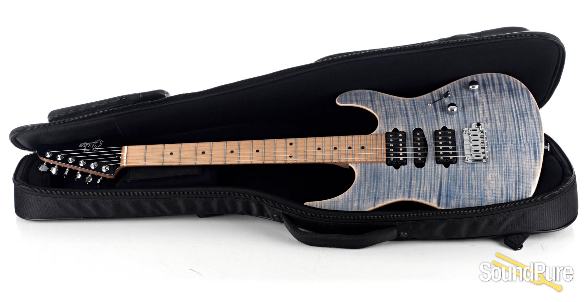 Suhr Modern Plus Trans Blue Denim/Slate Electric #JS1R4F