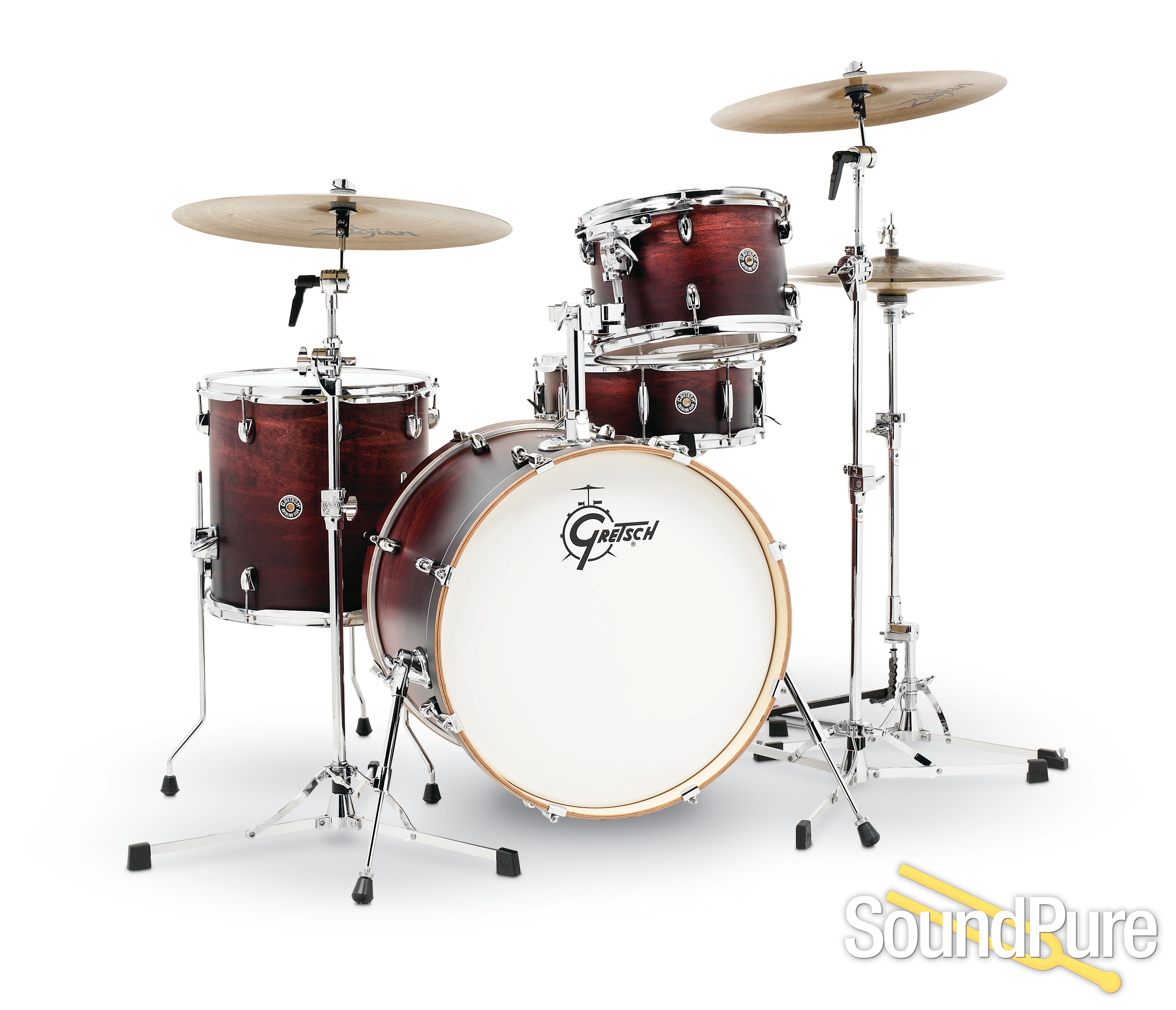 Gretsch 4pc Catalina Club Classic Drum Set-Antique Fade