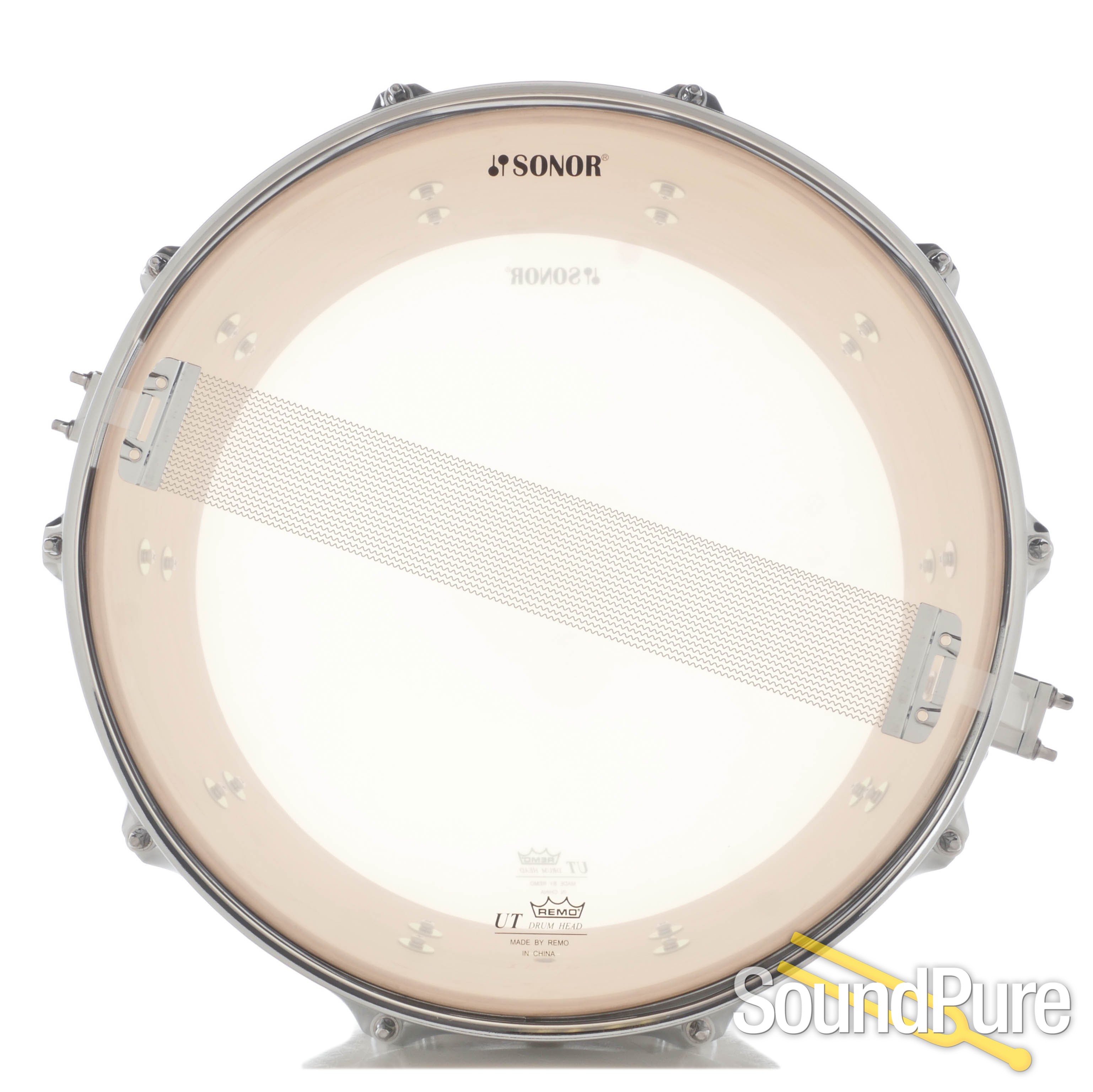 Sonor 6x14 AQ2 Maple Snare Drum - White Marine Pearl
