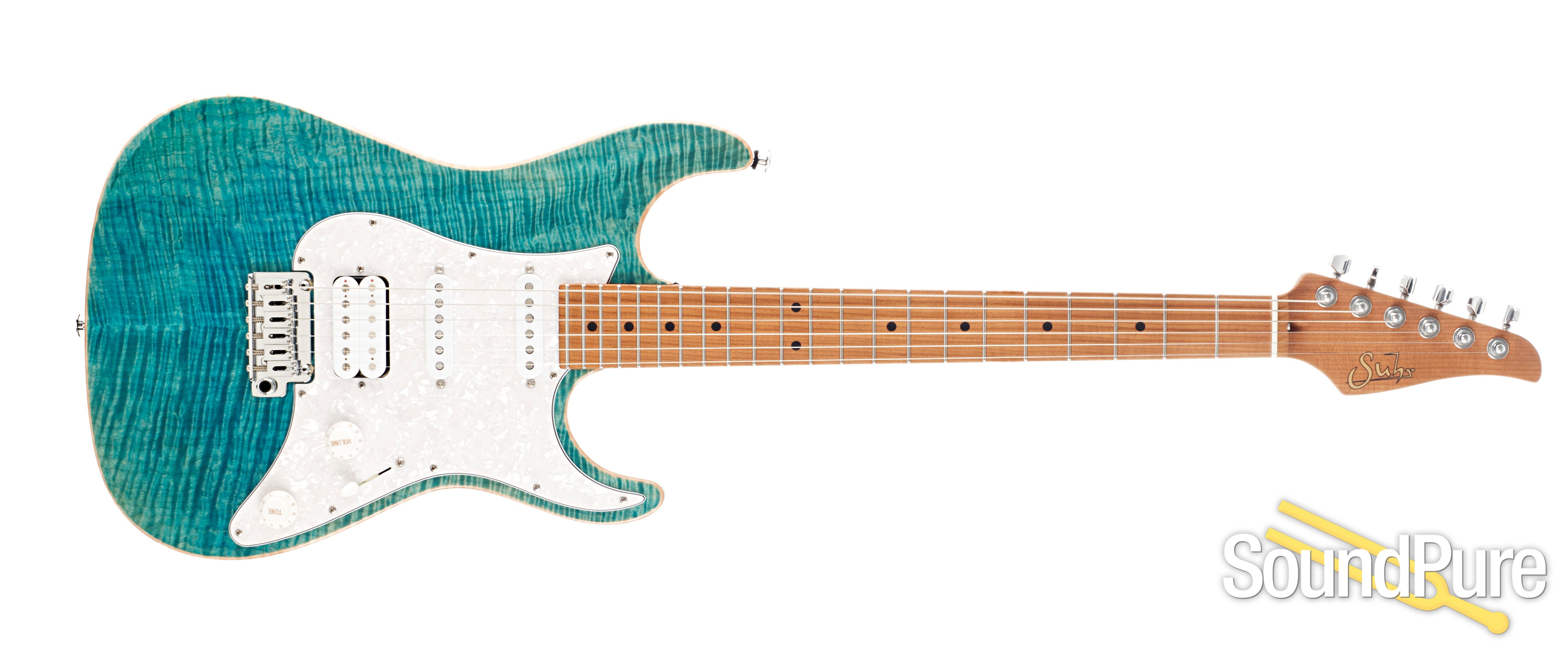 Suhr Standard Plus Bahama Blue Electric Guitar #JS6H3Z