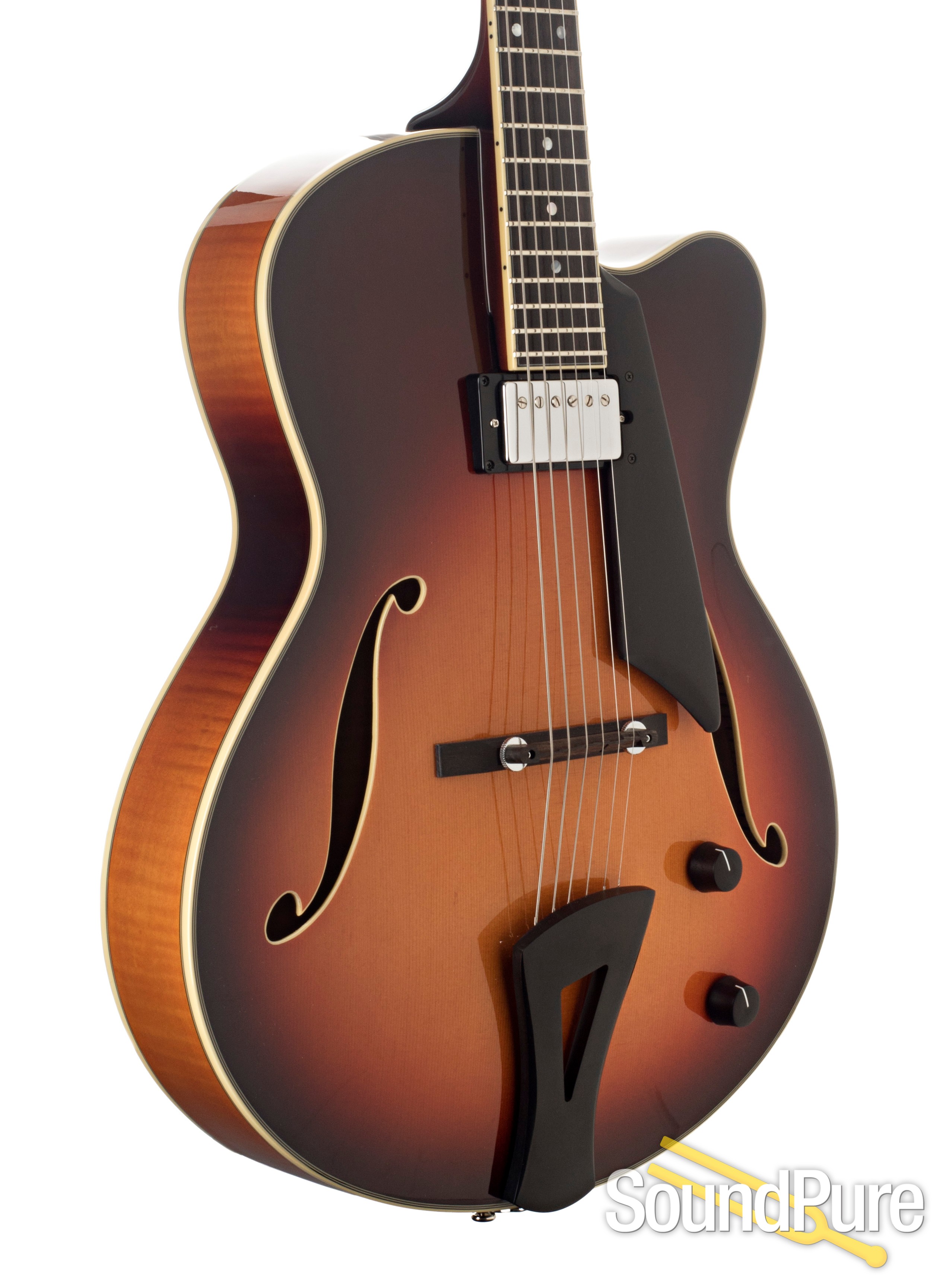 Comins GCS-16-1 Spruce/Maple Autumn Burst Archtop #118039