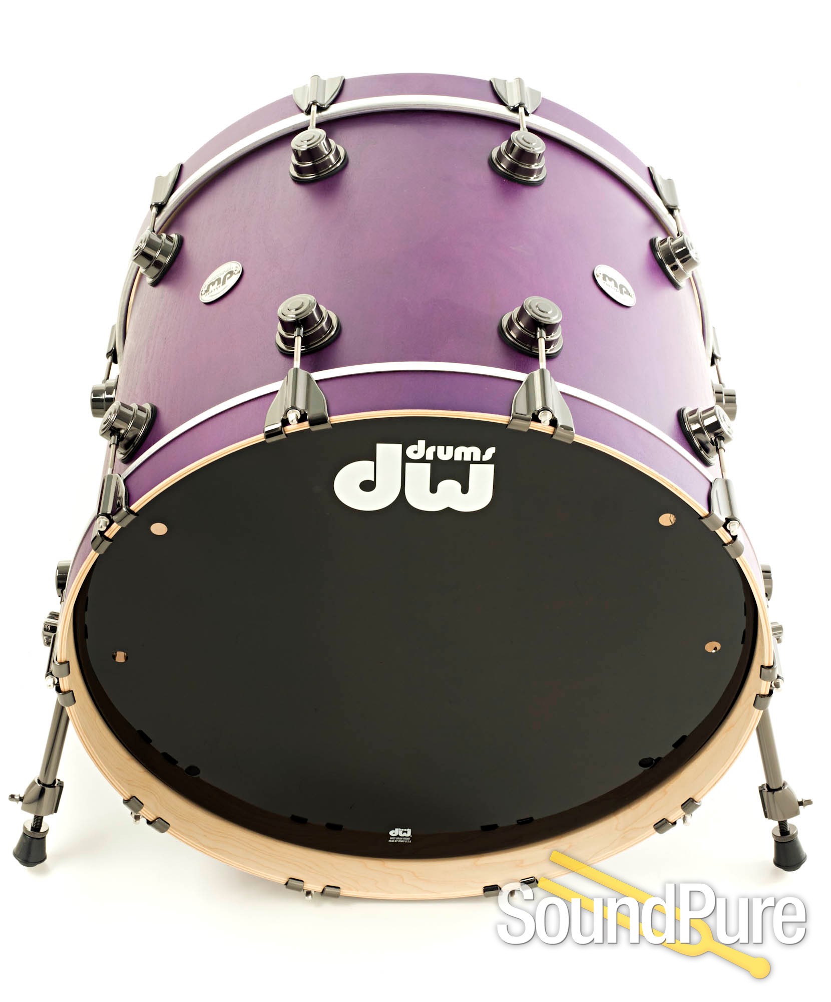 Dw 4pc Collectors Series Maple Drum Set Ultra Violet Satin