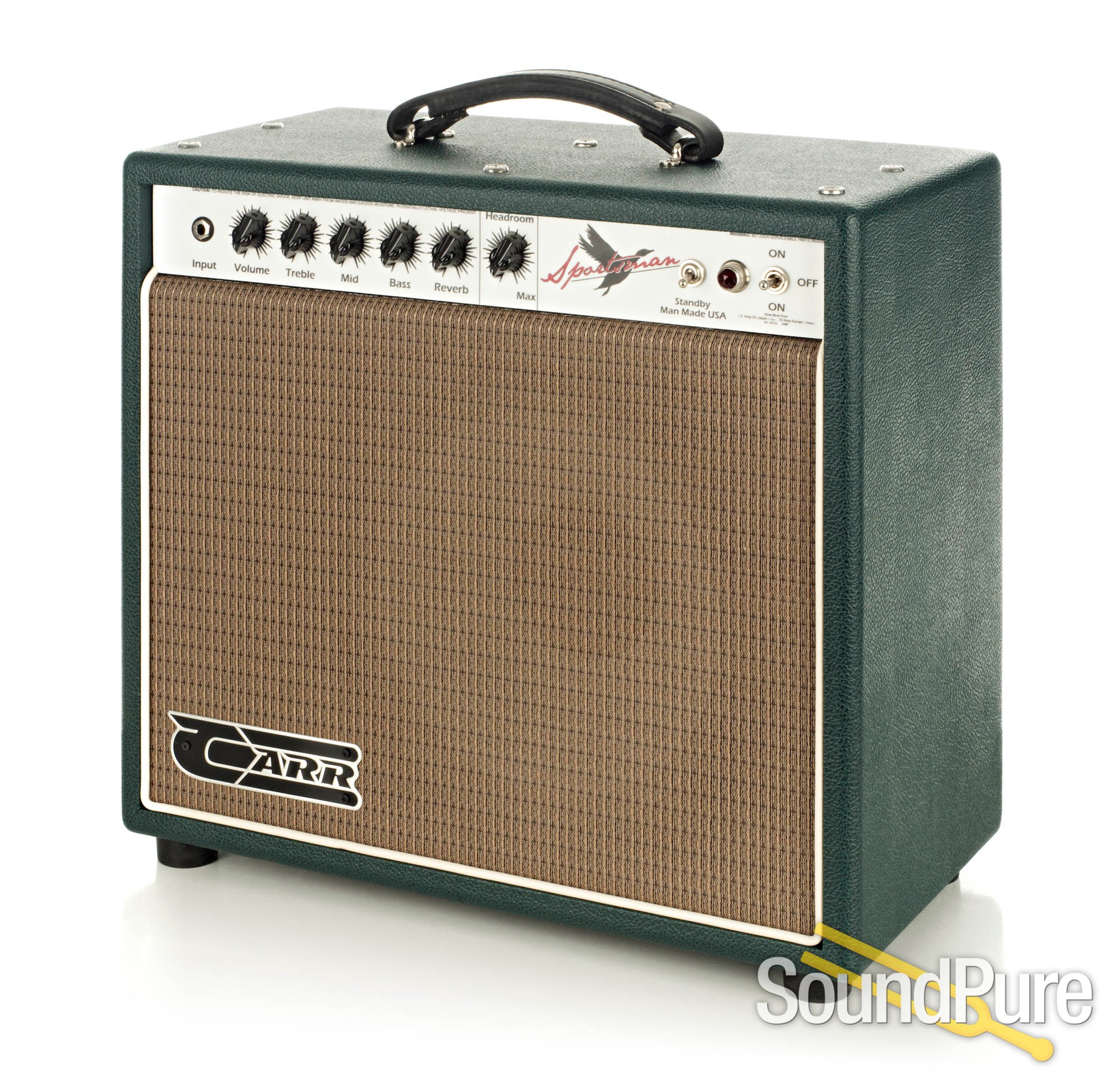 Carr Amplifiers Sportsman 19W 1x12 Combo Amp, Green - Used