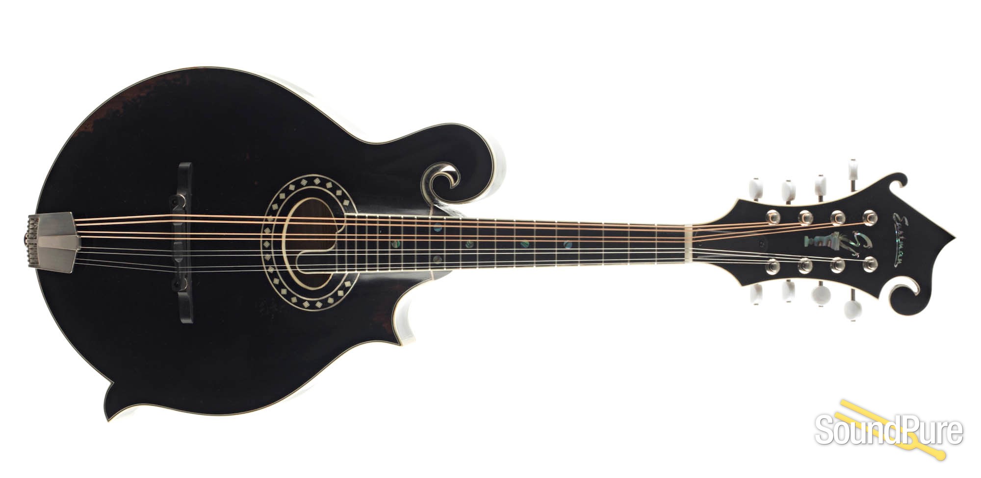 Eastman MD814/v Black Addy/Maple F-Style Mandolin #11952004