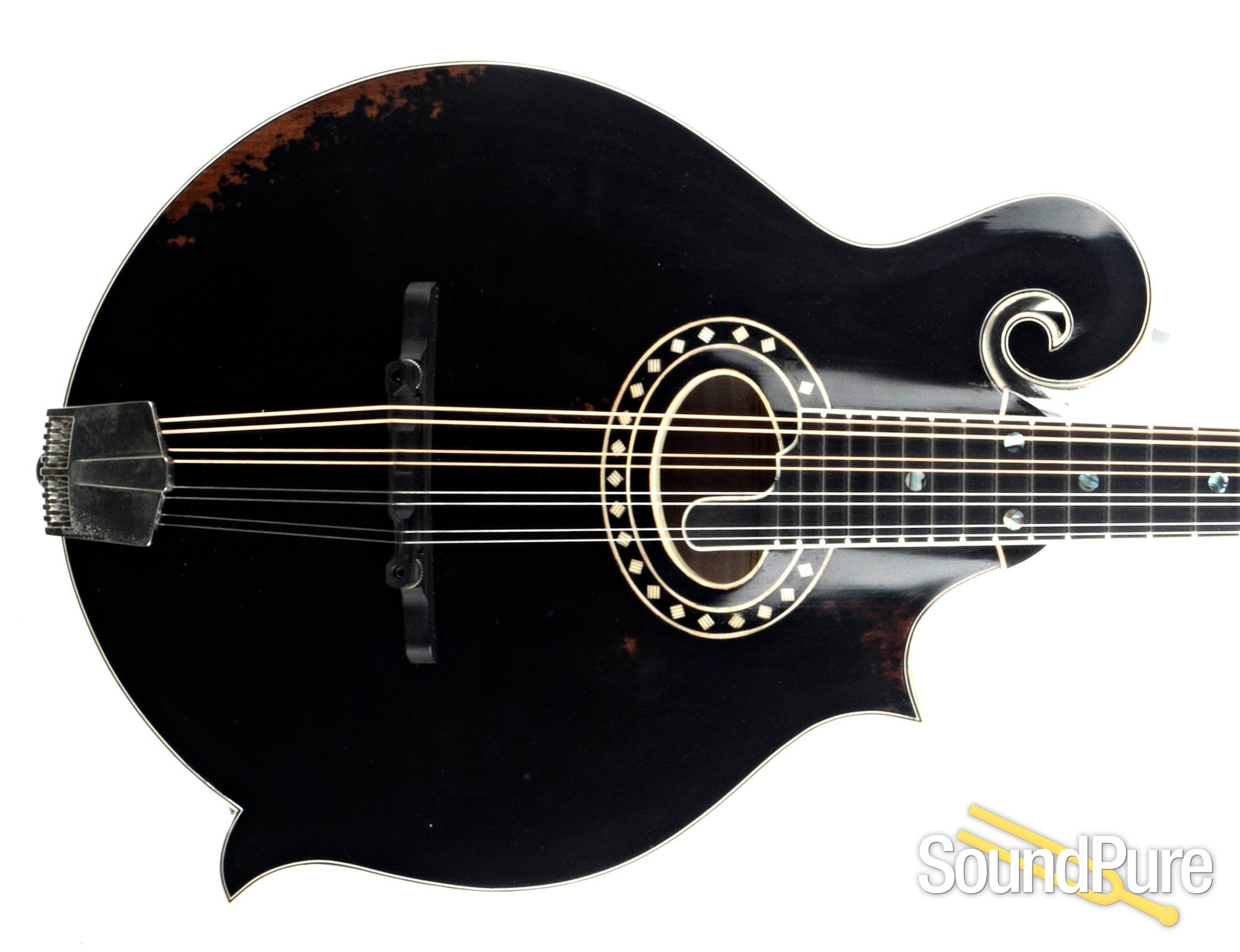 Eastman MD814/v Black Addy/Maple F-Style Mandolin #11952009