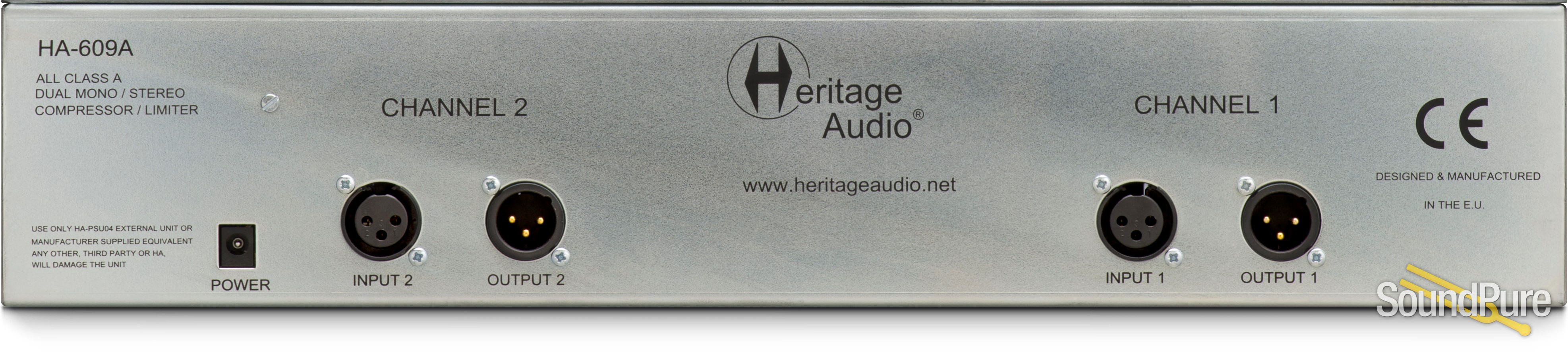 Heritage Audio HA-609A Dual Channel Compressor | Soundpure.com
