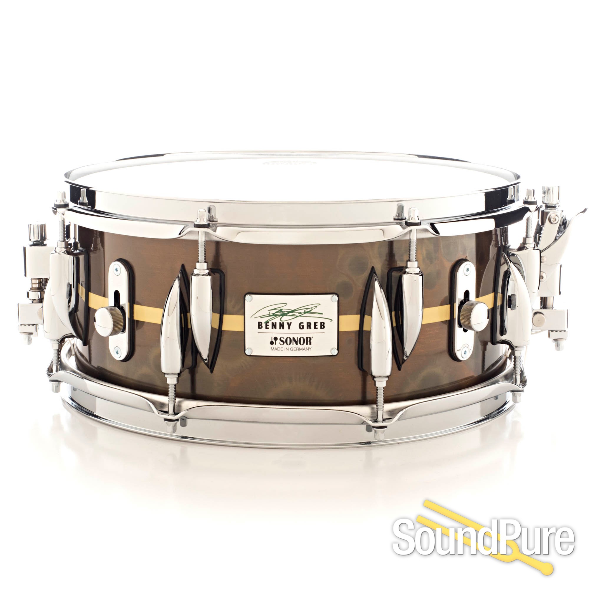 Sonor 13x575 Benny Greb Signature Snare Drum Brass