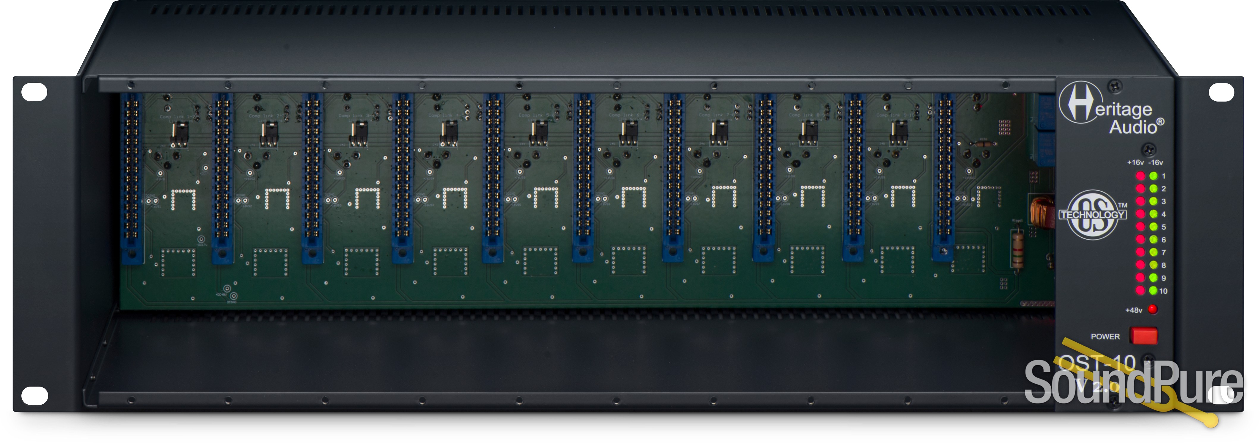Heritage Audio OST-10 V2.0 - 10 Slot 500-Series Rack