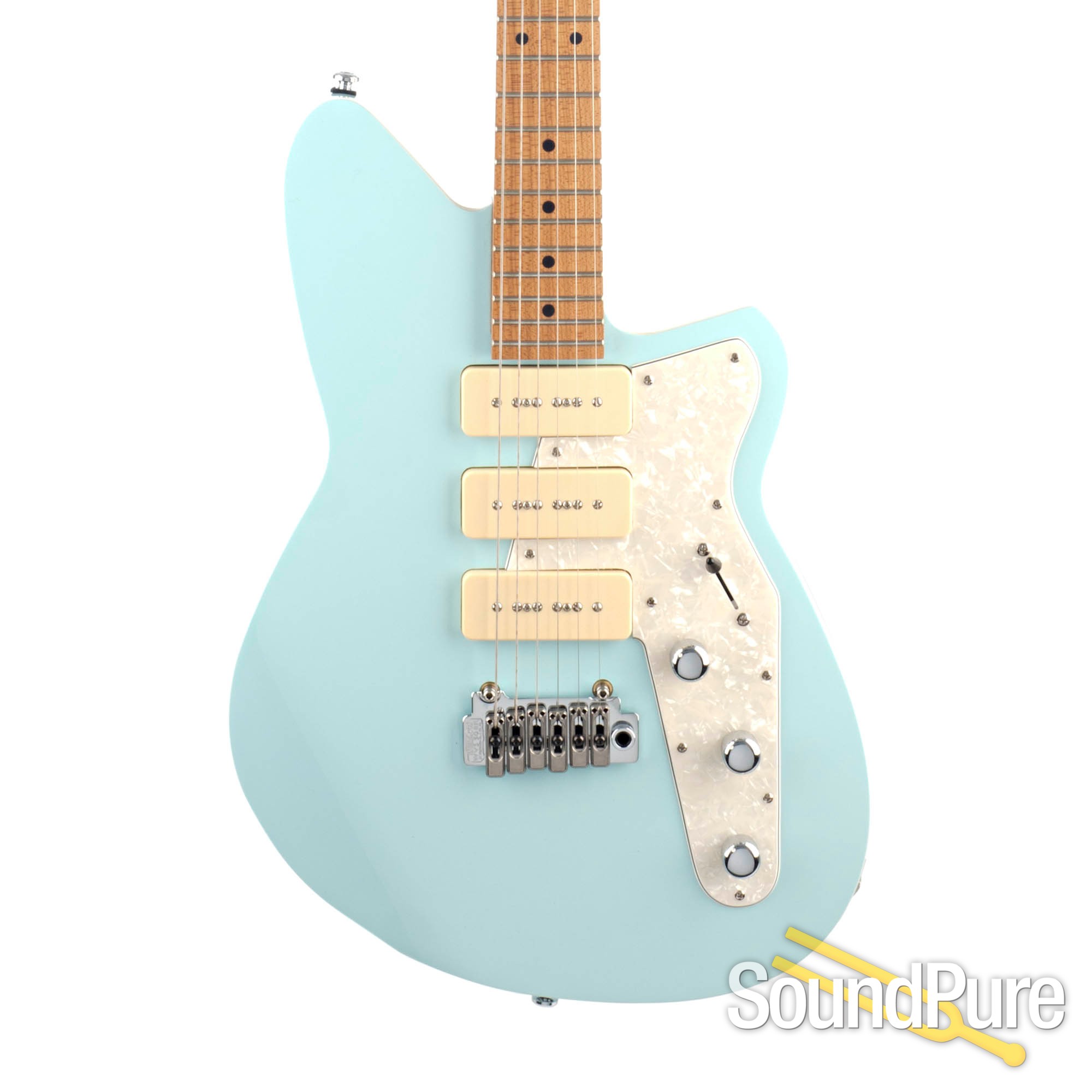 Reverend Jetstream 390 Chronic Blue Electric Guitar #41529